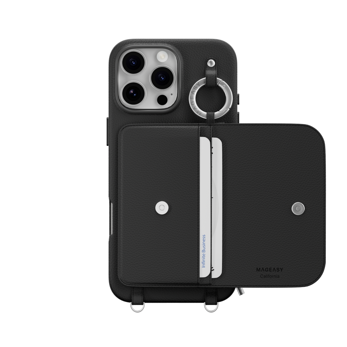 Pouch M 錢包掛繩磁吸手機殼（支援MagSafe） – MAGEASY台灣官方網站